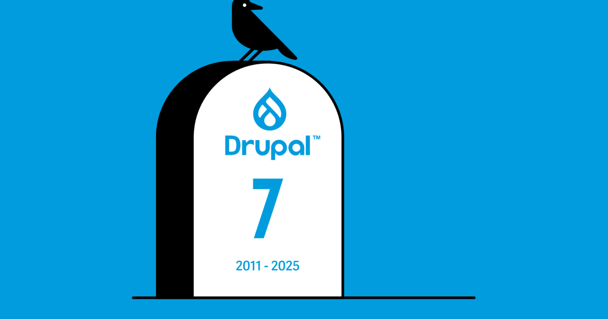 Definitief einde aan Drupal 7 | Flink