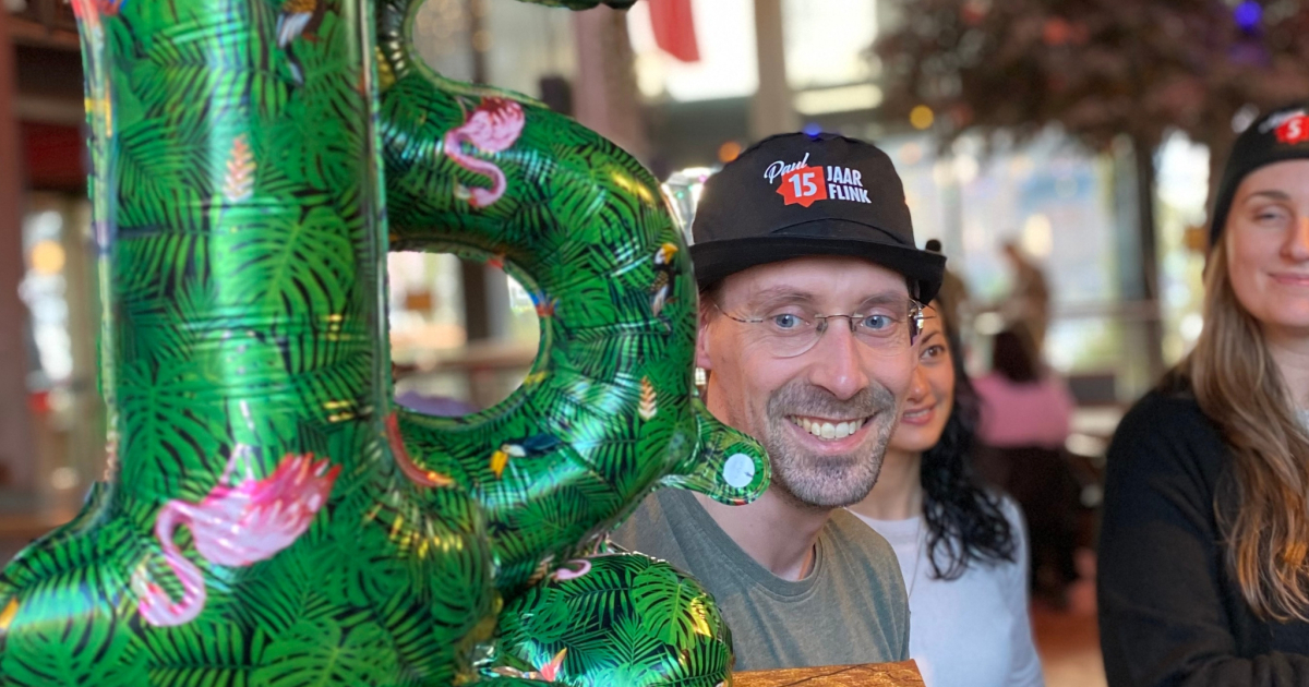 15 jaar Flink voor Paul | Flink