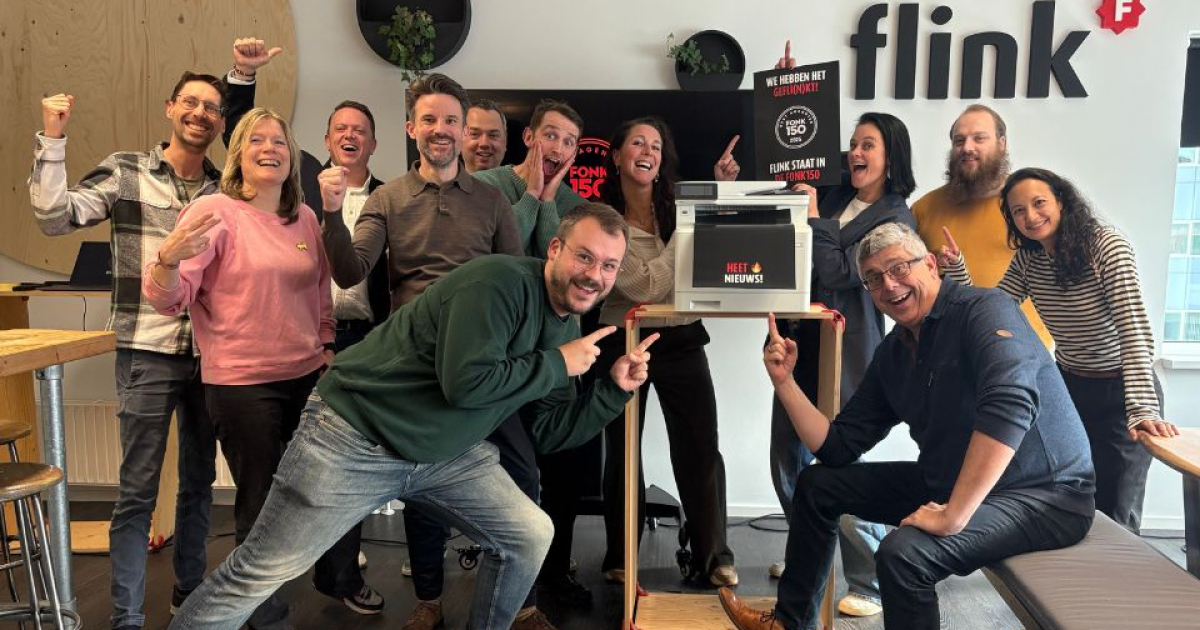 Heet nieuws! Flink opnieuw in de FONK150 Best Agencies | Flink